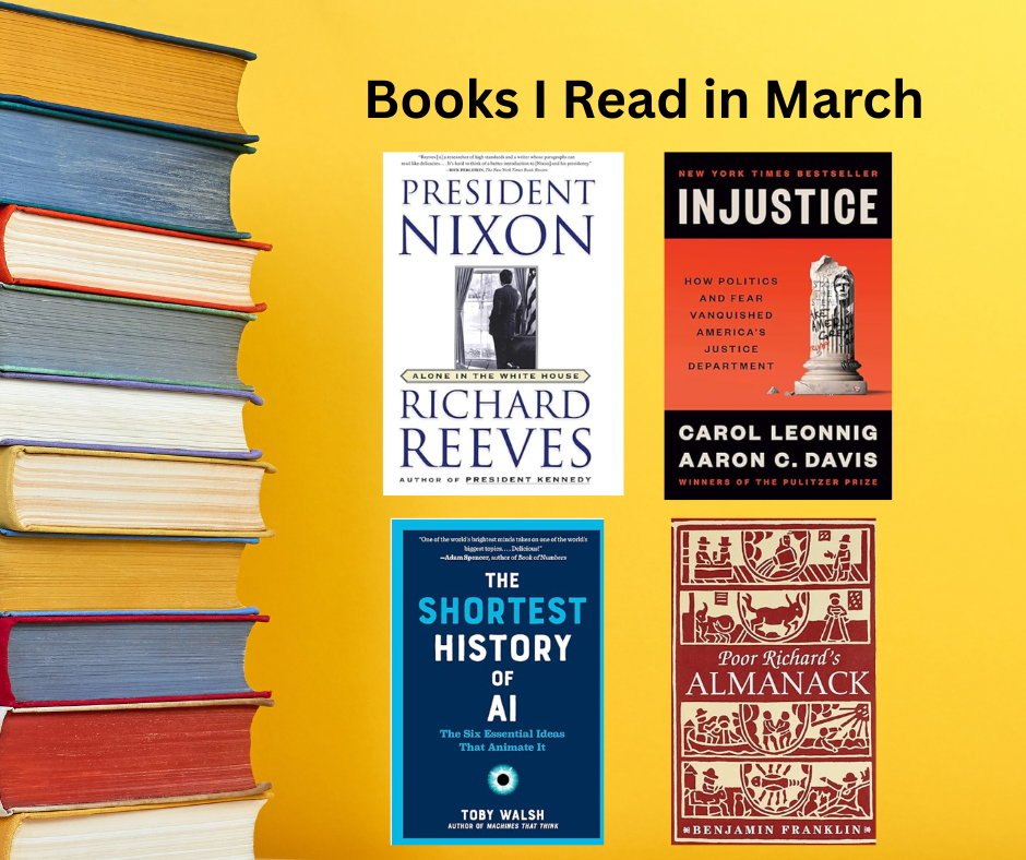 Books I Read In March – Dave Edwards Media